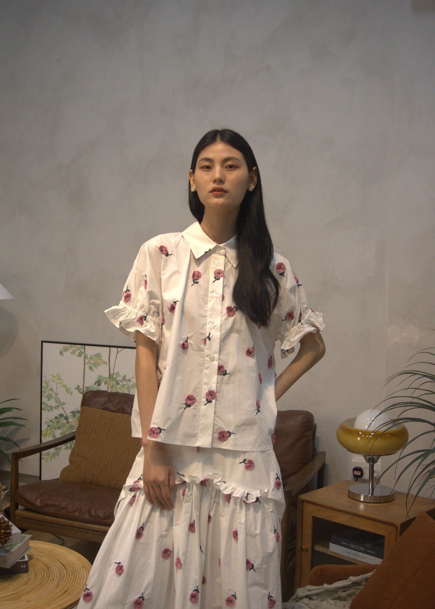 Carina Flower Embellished Top – Amanda Fashion Gallery