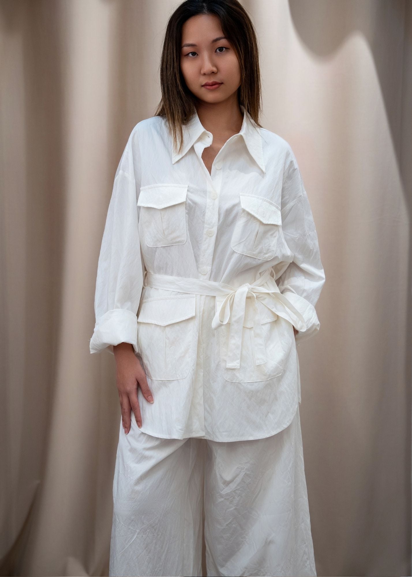 Allegra Front Pocket Blouse – Amanda Fashion Gallery