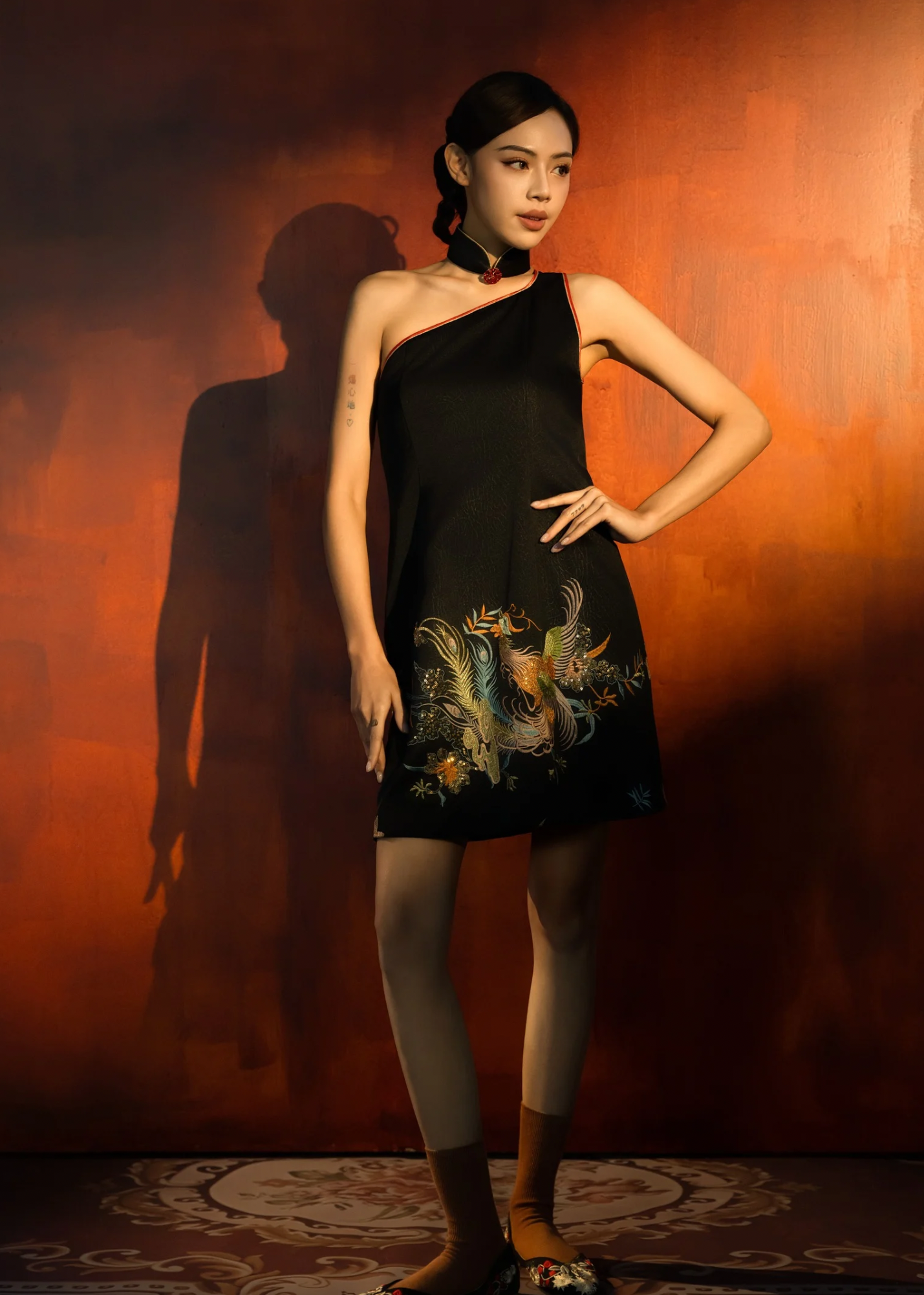 [Bespoke] Rong Toga Mini Dress – Amanda Fashion Gallery