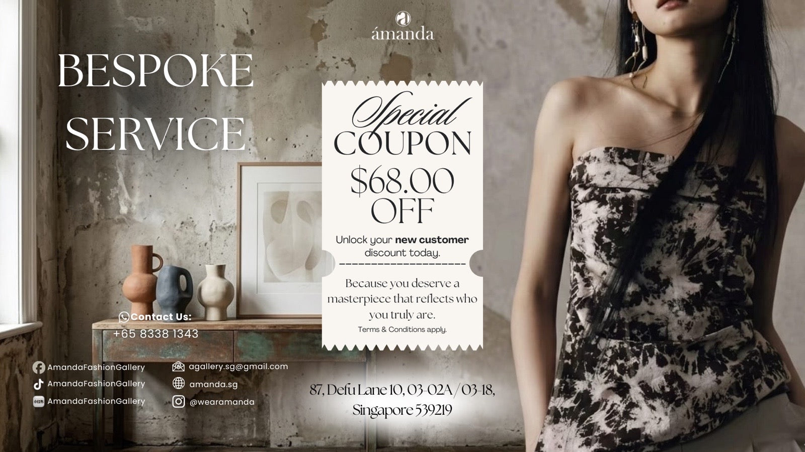 Amanda Fashion Gallery Singapore • Executive Wear for Ladies