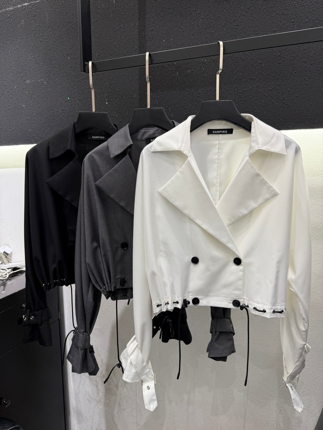 Zoya Drawstring Jacket – Amanda Fashion Gallery